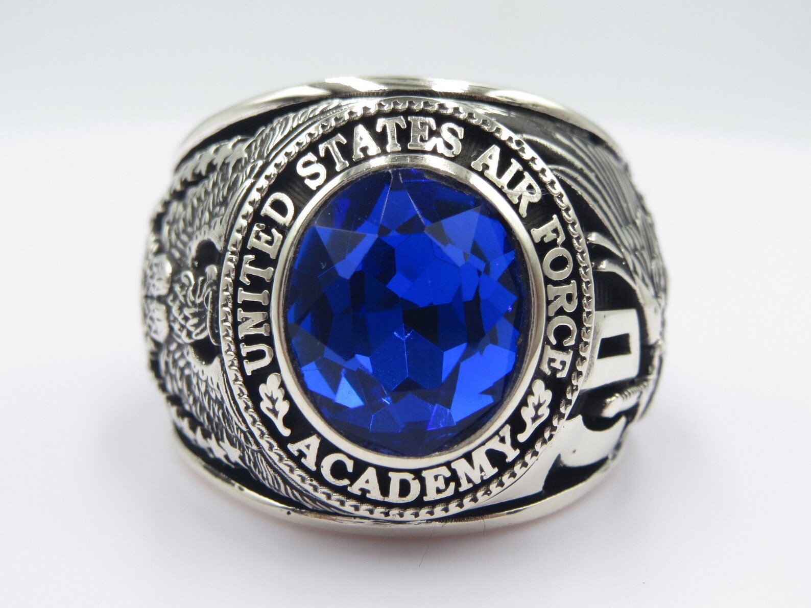 US Air Force Ring USAF USNA 70 Sterling Silver 925 - Etsy