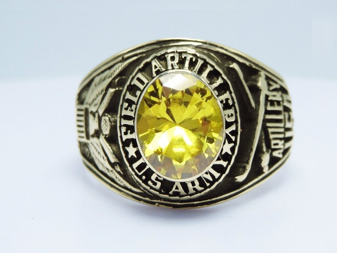 US Army Ring , Field Artillery , America's , ARMOR , USCG , Sterling ...