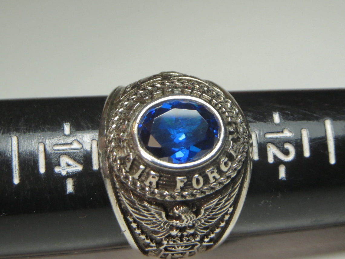 US Air Force Ring Sterling Silver 925 Gift Great | Etsy