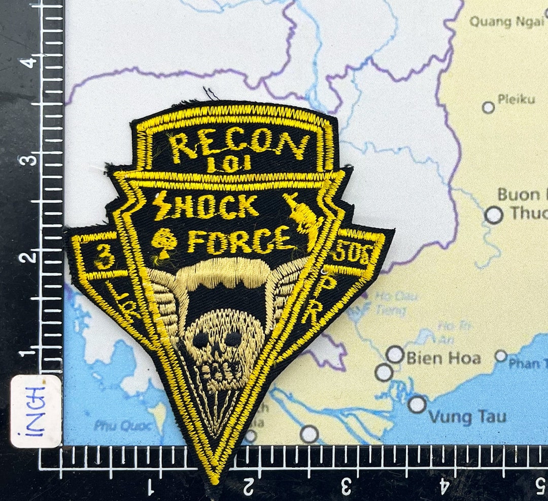 Patch , 3 BN 506th INF Regt. Airborne Parachute Recon LRPP Shock Force ...