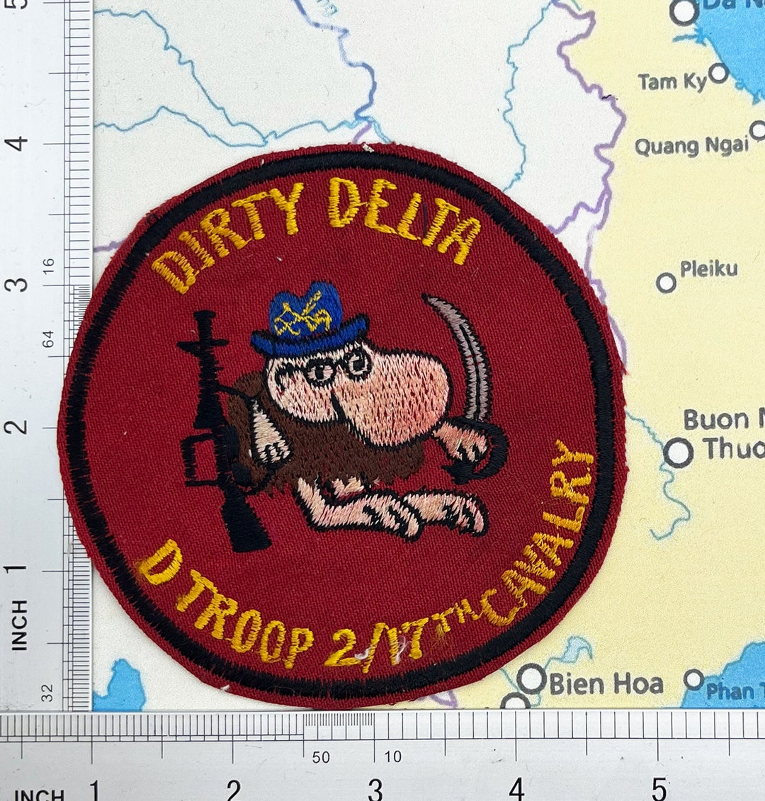 Patch US Army D Troop 2nd Squadron 17th Cavalry DIRTY DELTA - Etsy