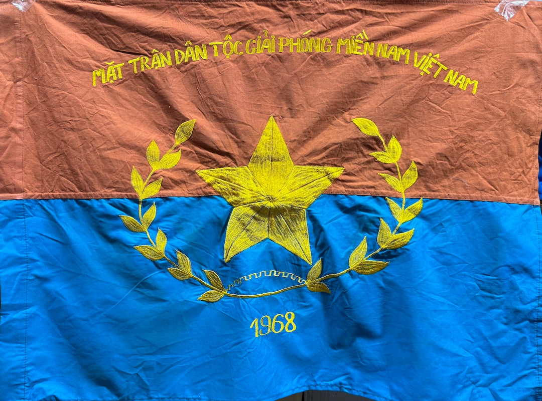 Flag , 21 X28 in , Victory in 1968 , Vc Vietcong Flag , Viet Cong , Nva ...