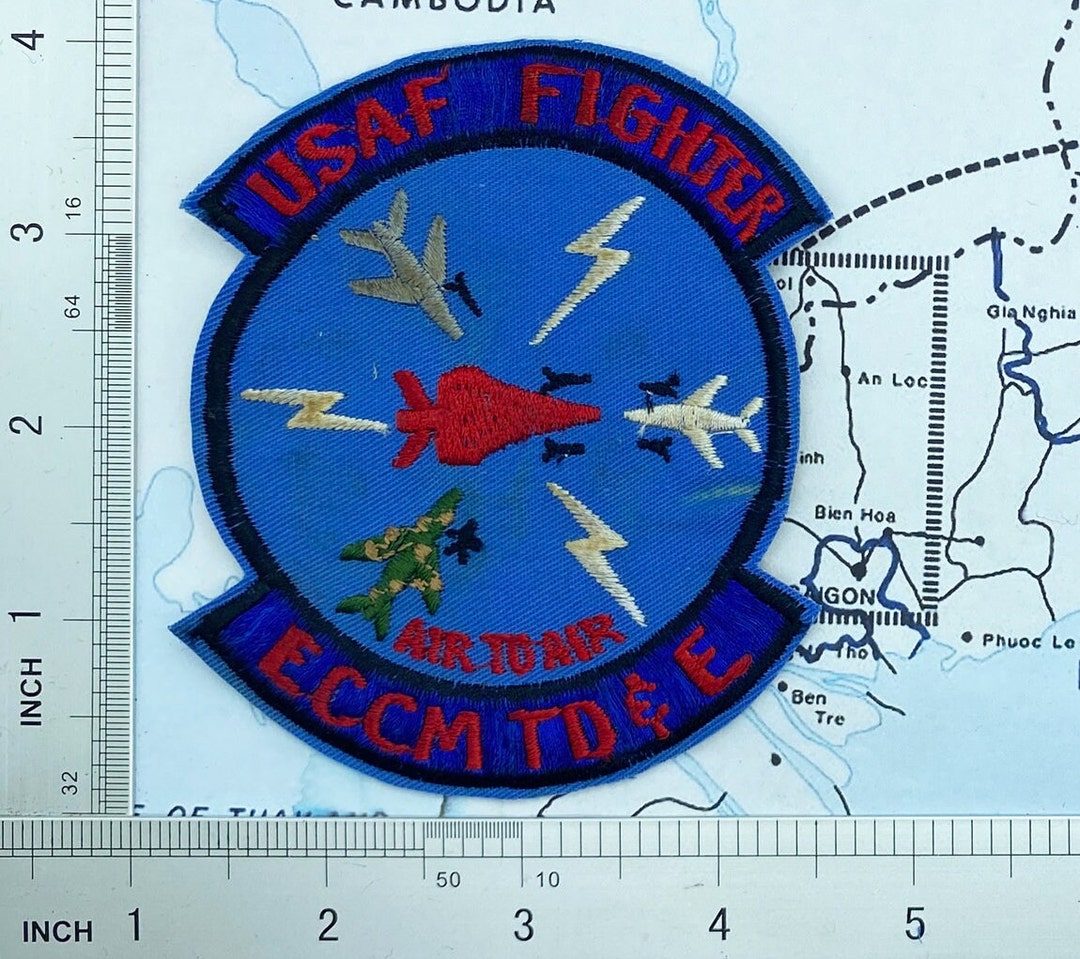 Patch Us Air Forces Patch Usaf Fighter Air to Air Eccm - Etsy