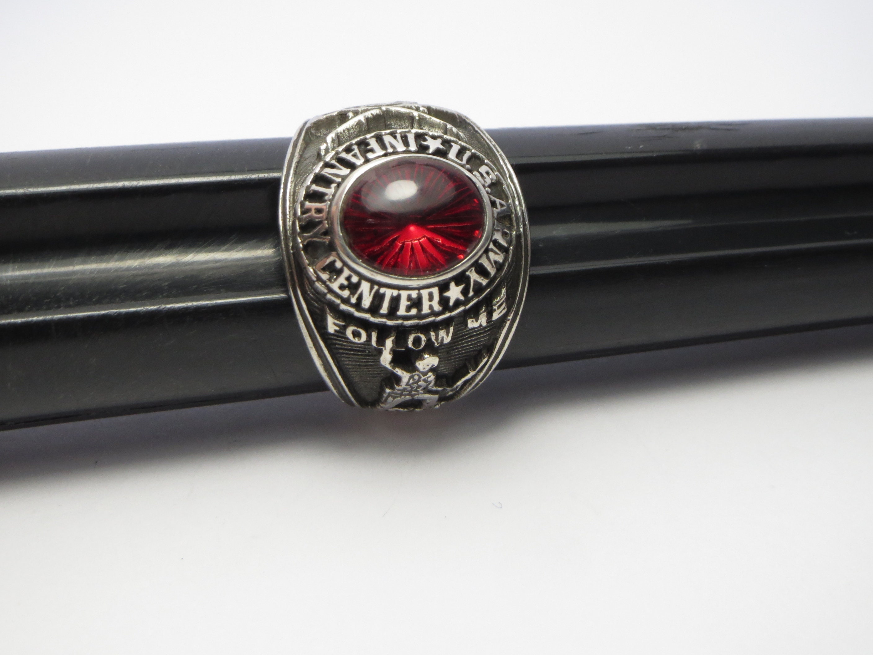 US Army Ring INFANTRY CENTER Follow me Sterling Silver 925 | Etsy