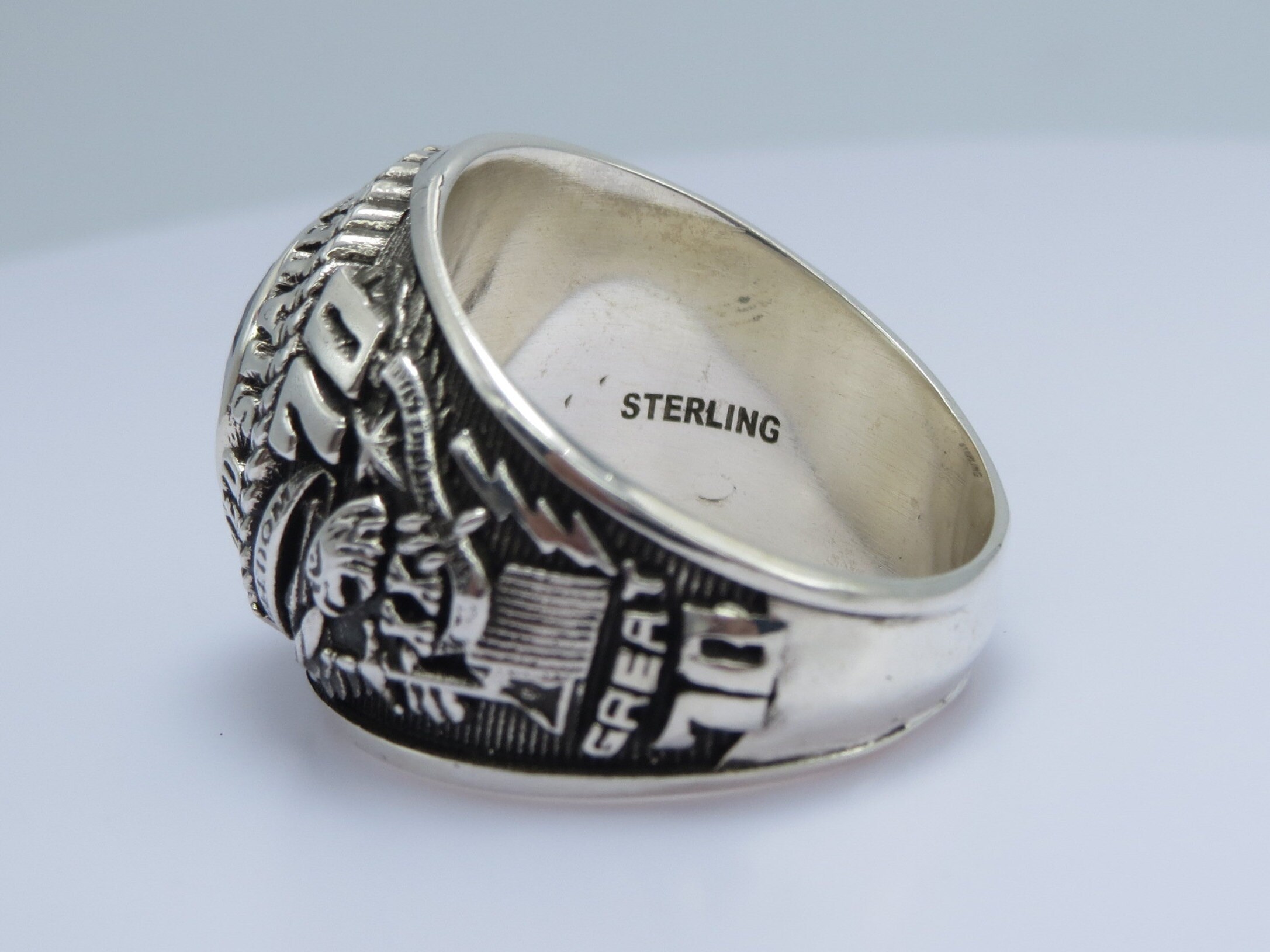 US Air Force Ring 1970 Sterling Silver 925 Gift | Etsy