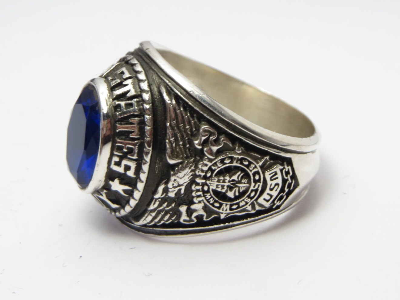 US Navy Ring USN Sterling Silver 925 Men Ring Gift | Etsy