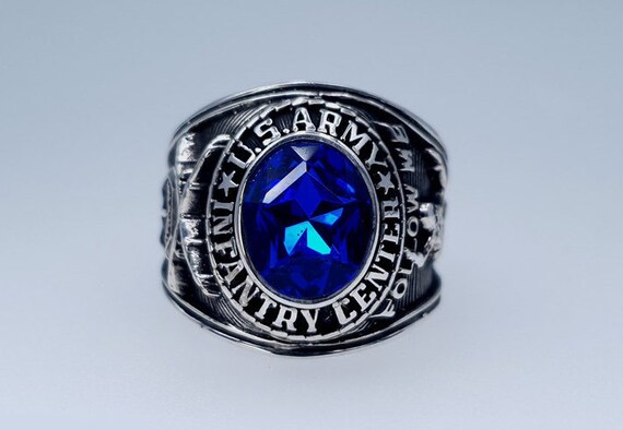US Army Infantry Ring Sterling Silver 925 Gift | Etsy