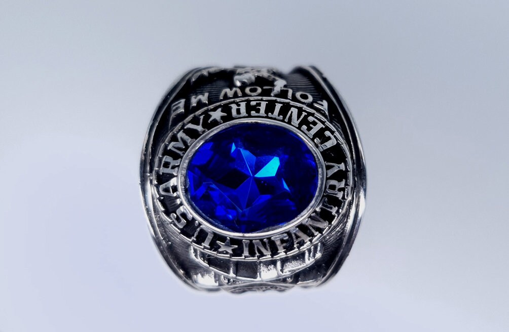 US Army Infantry Ring Sterling Silver 925 Gift | Etsy