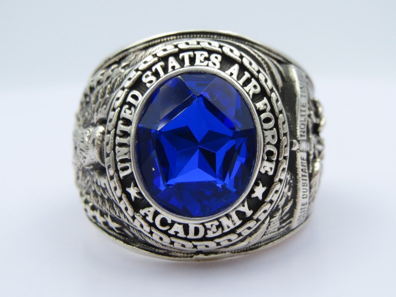 US Air Force Academy Ring 2021 USNA Sterling Silver 925 | Etsy
