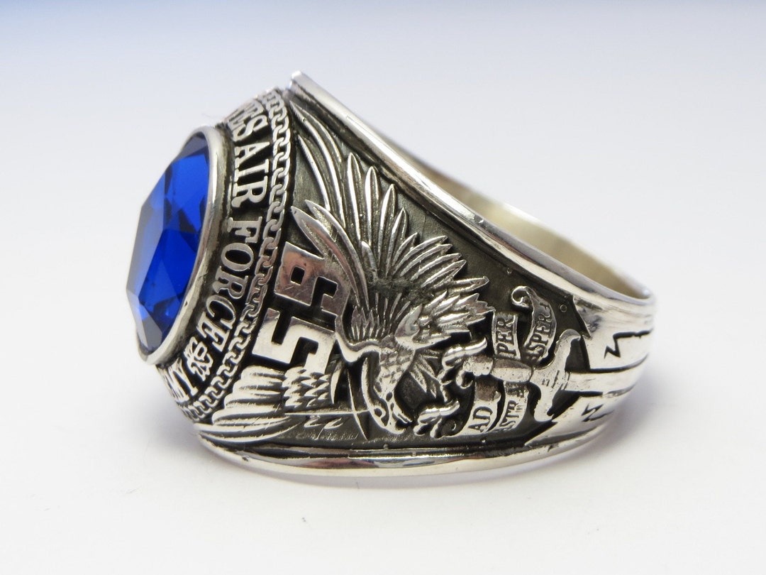 US Air Force Ring , 1959 , USN , USAF , Sterling Silver 925 , Military ...