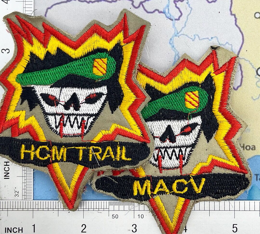 1 Patch Plus 1 Free MACV SOG , Sai Gon Trail , Macv , Vietnam War Patch ...