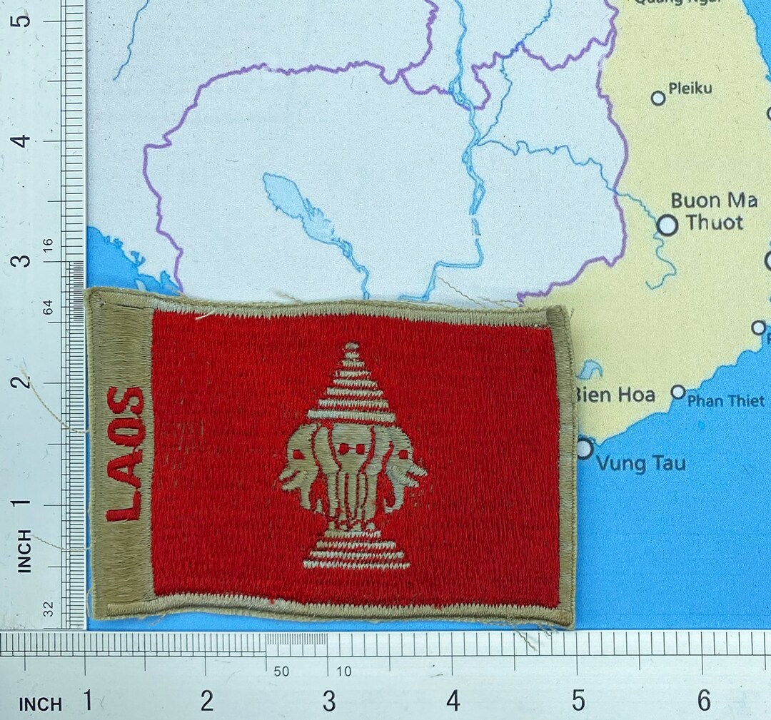 Patch , Maag Laos Flag Vietnamw Patch , Patch , S2-350 - Etsy