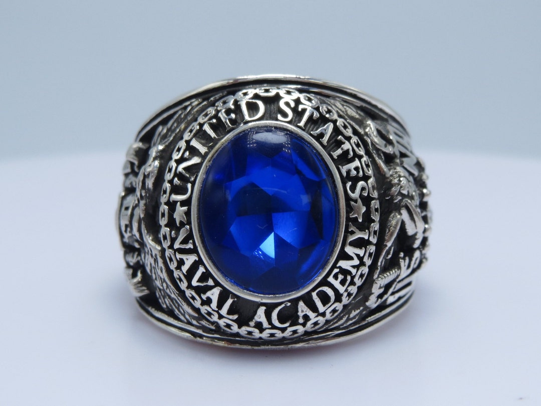 US Navy Ring , 1975 , USN , USNA , Sterling Silver 925 , Gift ...