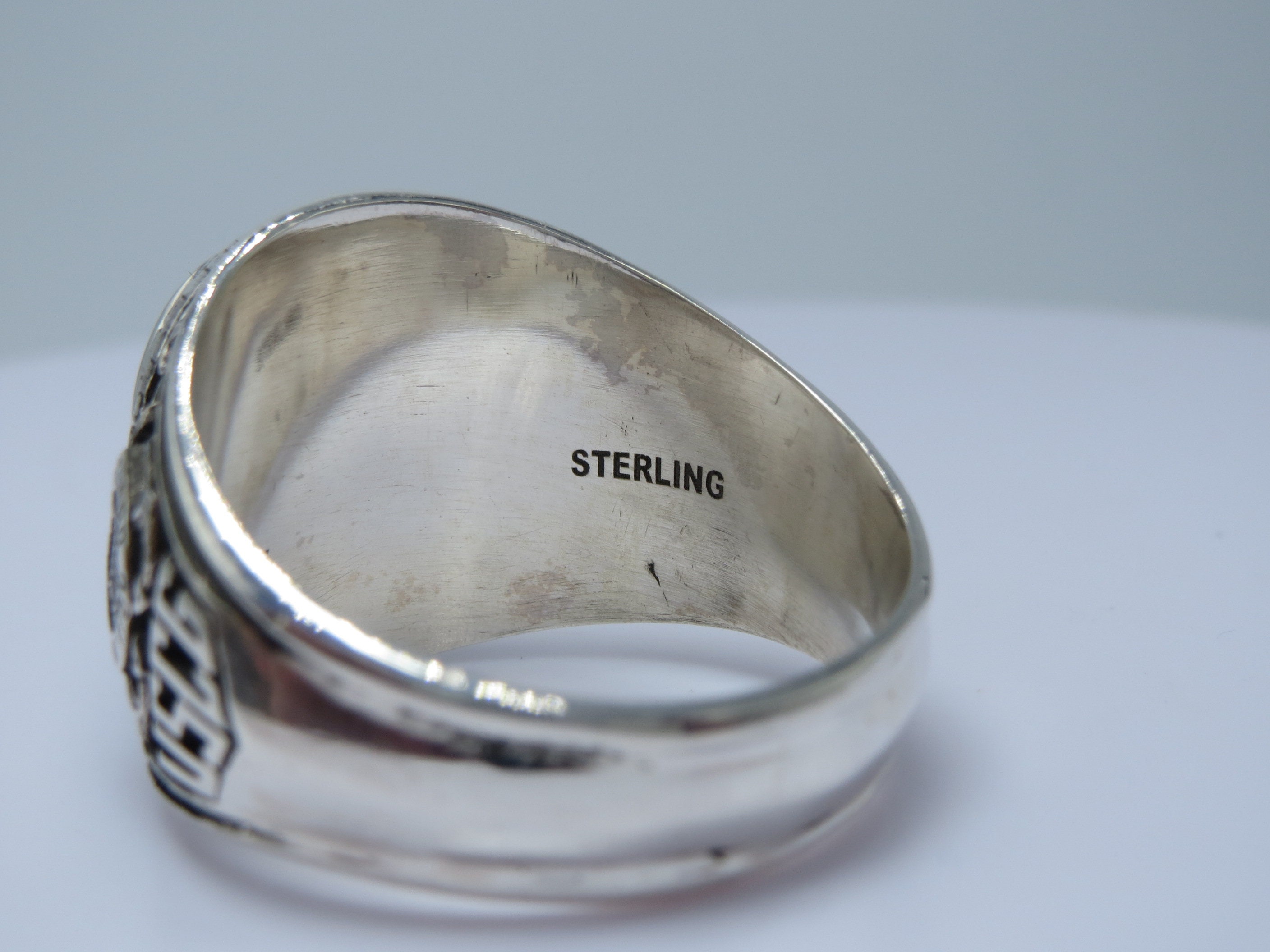 US Coast Guard Ring USCG Sterling Silver 925 Gift | Etsy