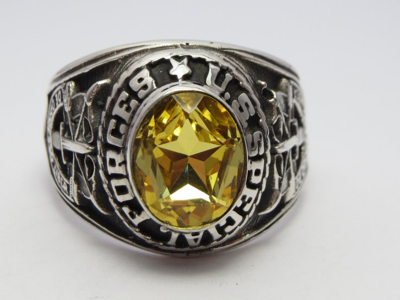 US Special Forces Ring Sterling Silver 925 Gift Military - Etsy