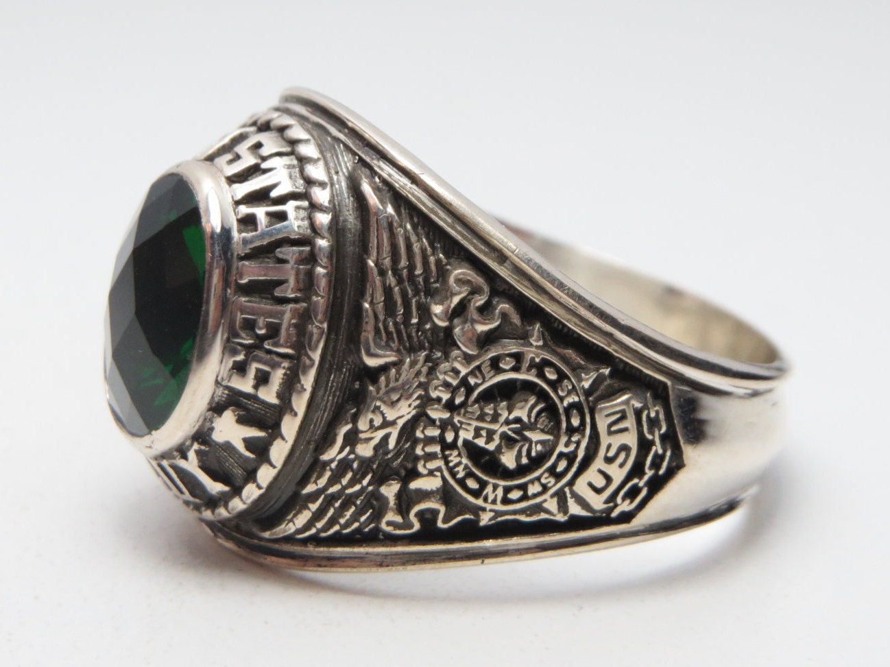 US Navy Ring USN Sterling Silver 925 Men Ring Gift | Etsy