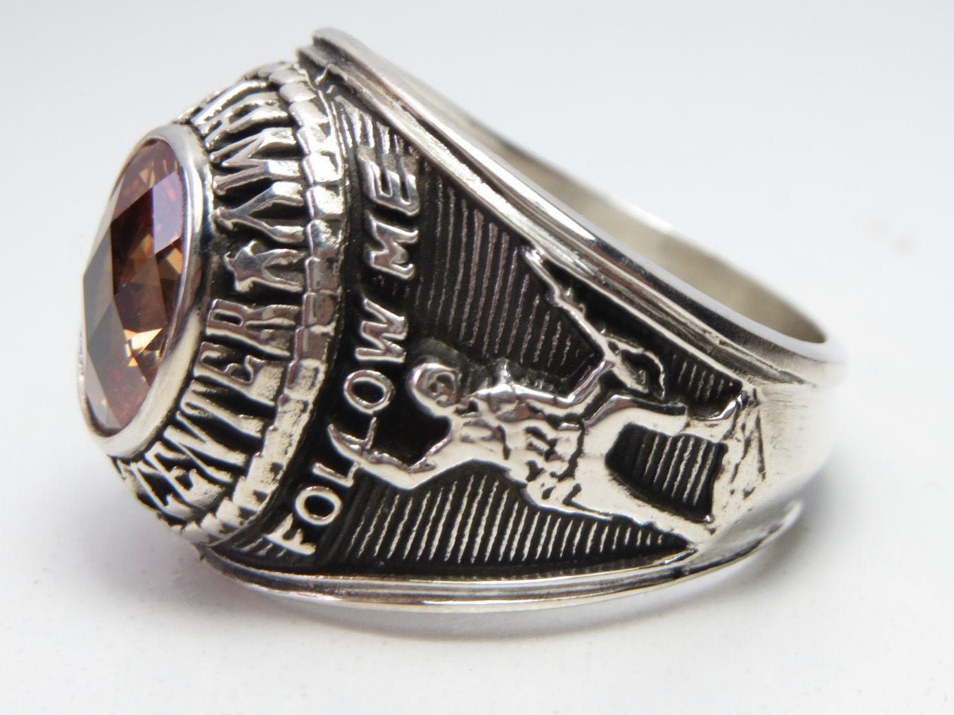 US Army Infantry Ring Sterling Silver 925 Gift | Etsy