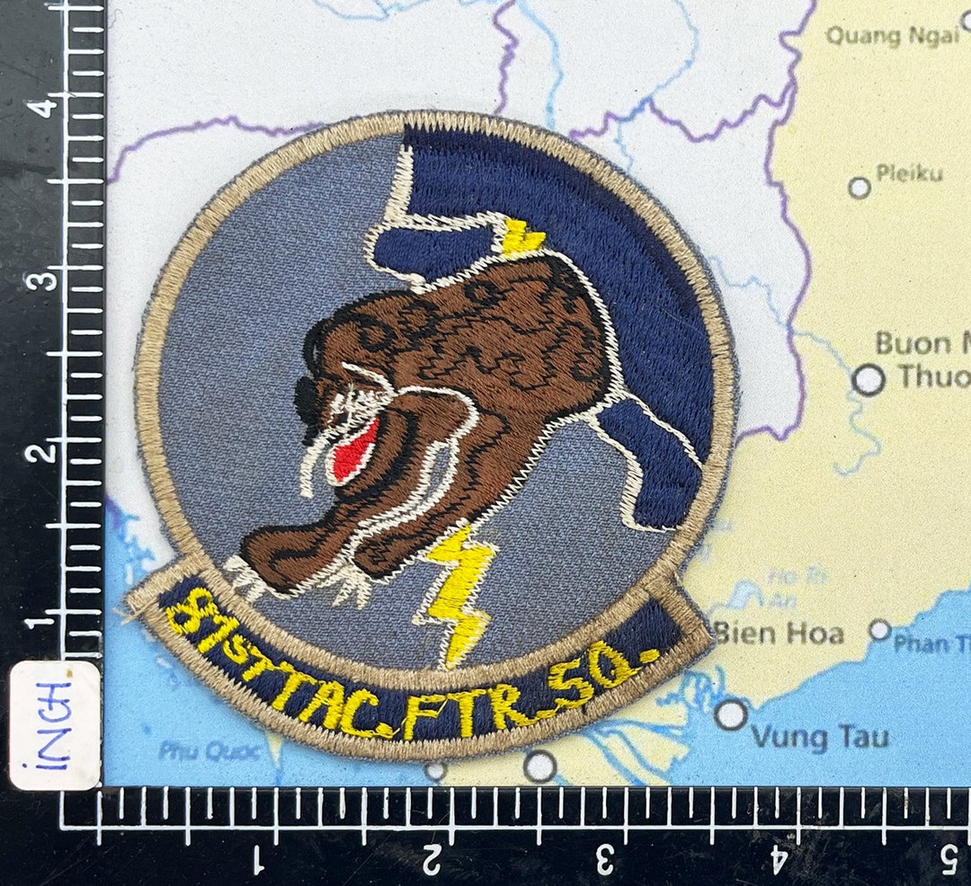 PATCH , USAF US Air Force 81st Tactical Fighter Squadron Patch , T1-411 ...