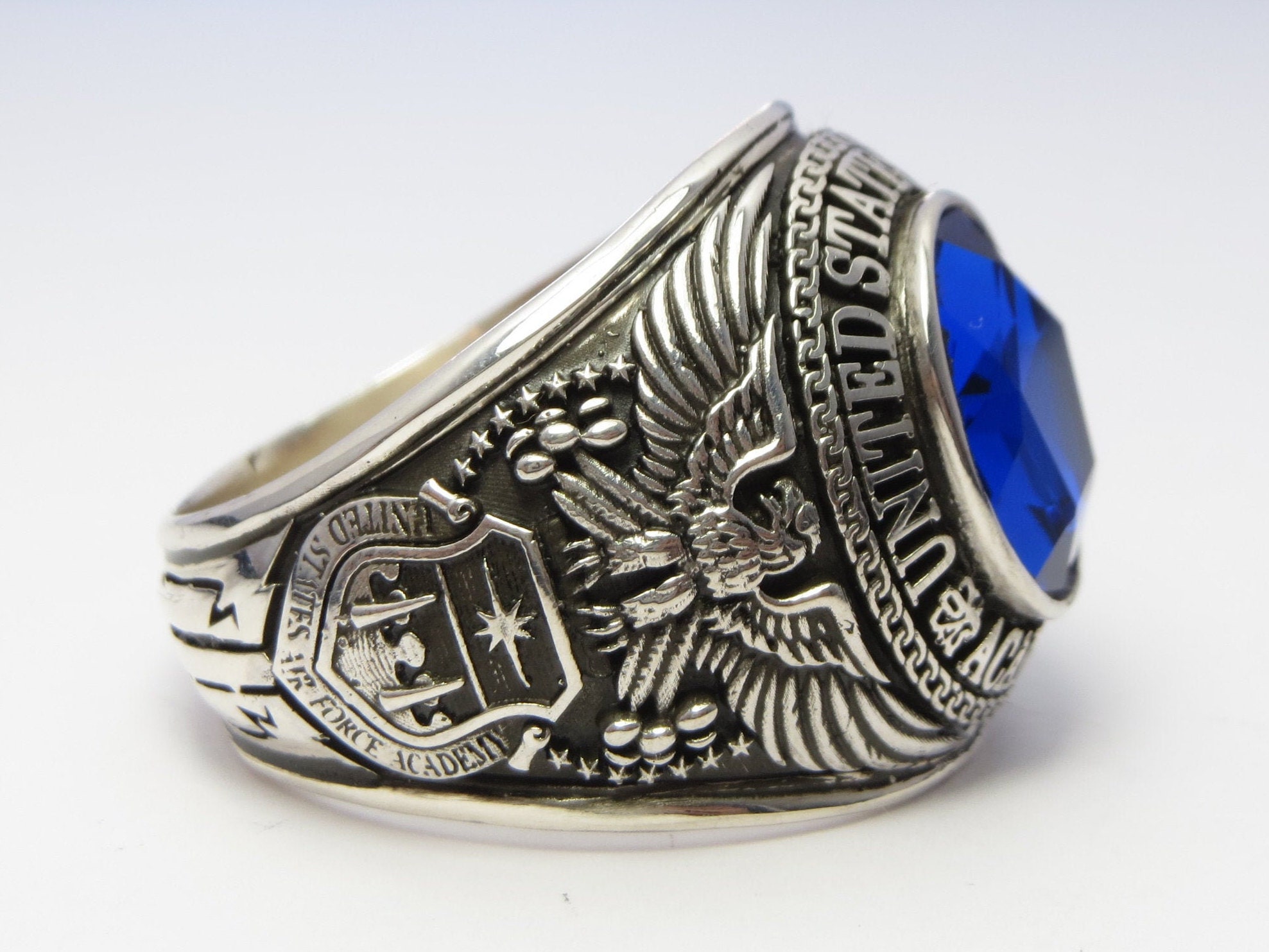 US Air Force Ring 1959 USN USAF Sterling Silver 925 - Etsy