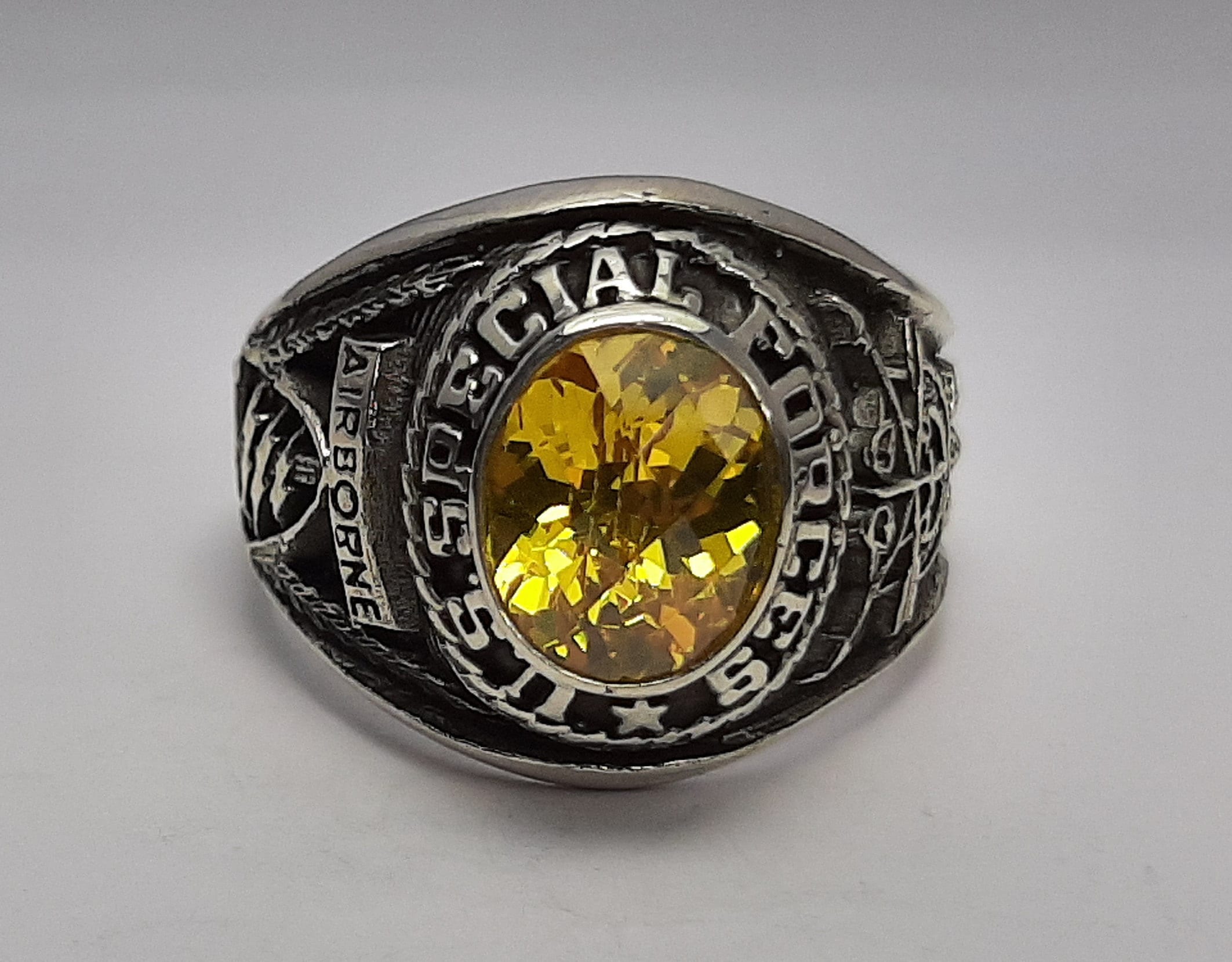 US Special Forces Ring Sterling Silver 925 Gift Military - Etsy