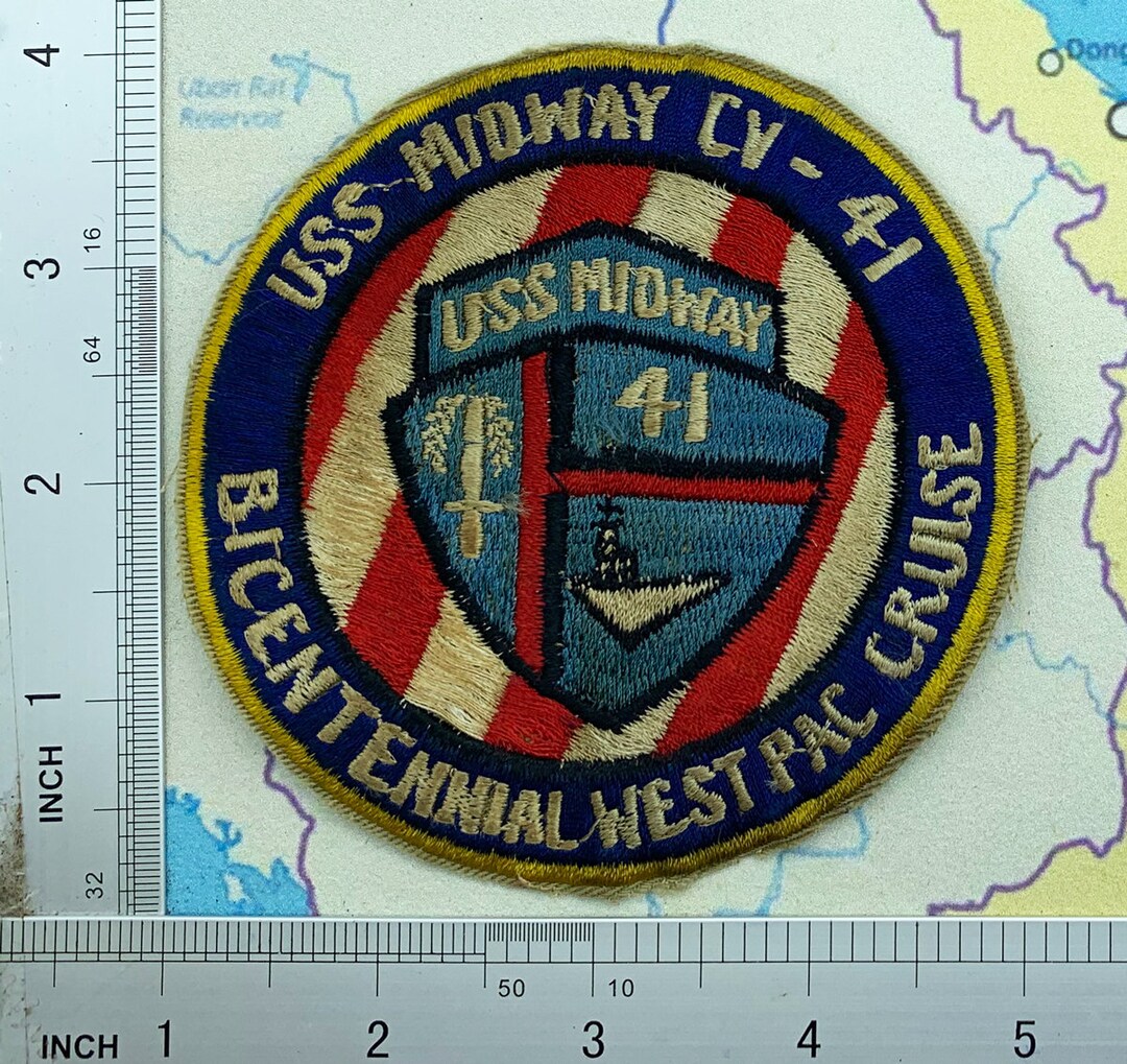 Patch , USN Uss Midway CV-41 Patch , Uss , Usn Cva 41 PATCH , T7-552 - Etsy