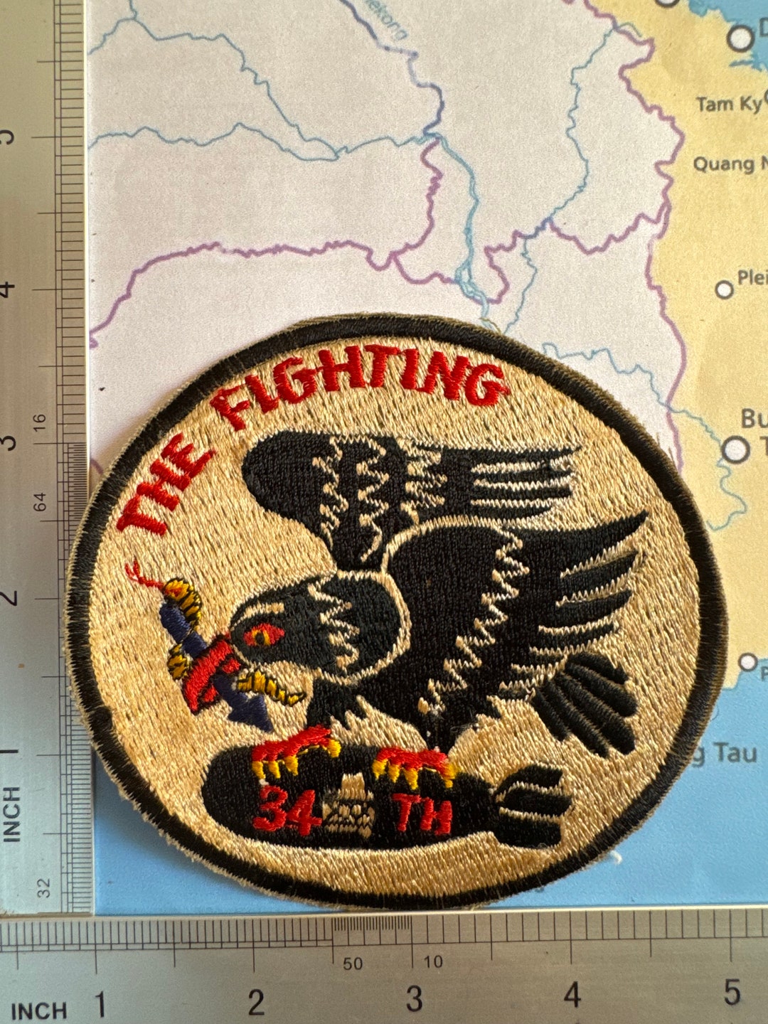 Patch , 34th Fighting , Angles Patch , 34th Patch , S2-635 - Etsy