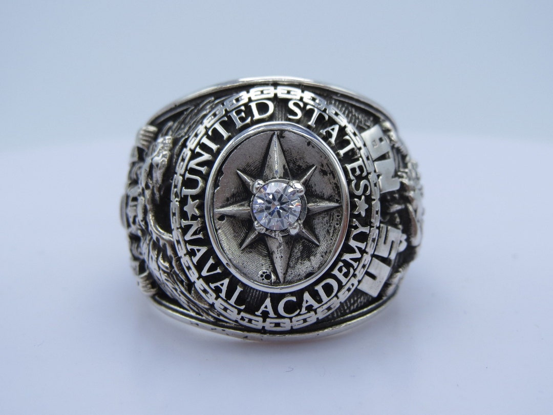 US Navy Ring , 1962 , USN , USNA , Sterling Silver 925 , Gift ...