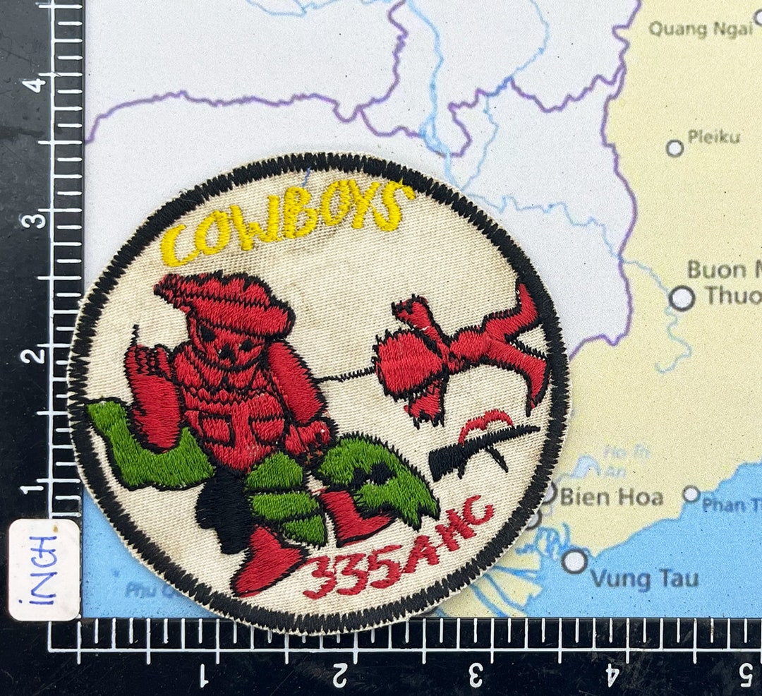 Patch , US Army Vietnam 335th Assault Helicopter Company Cowboys ...