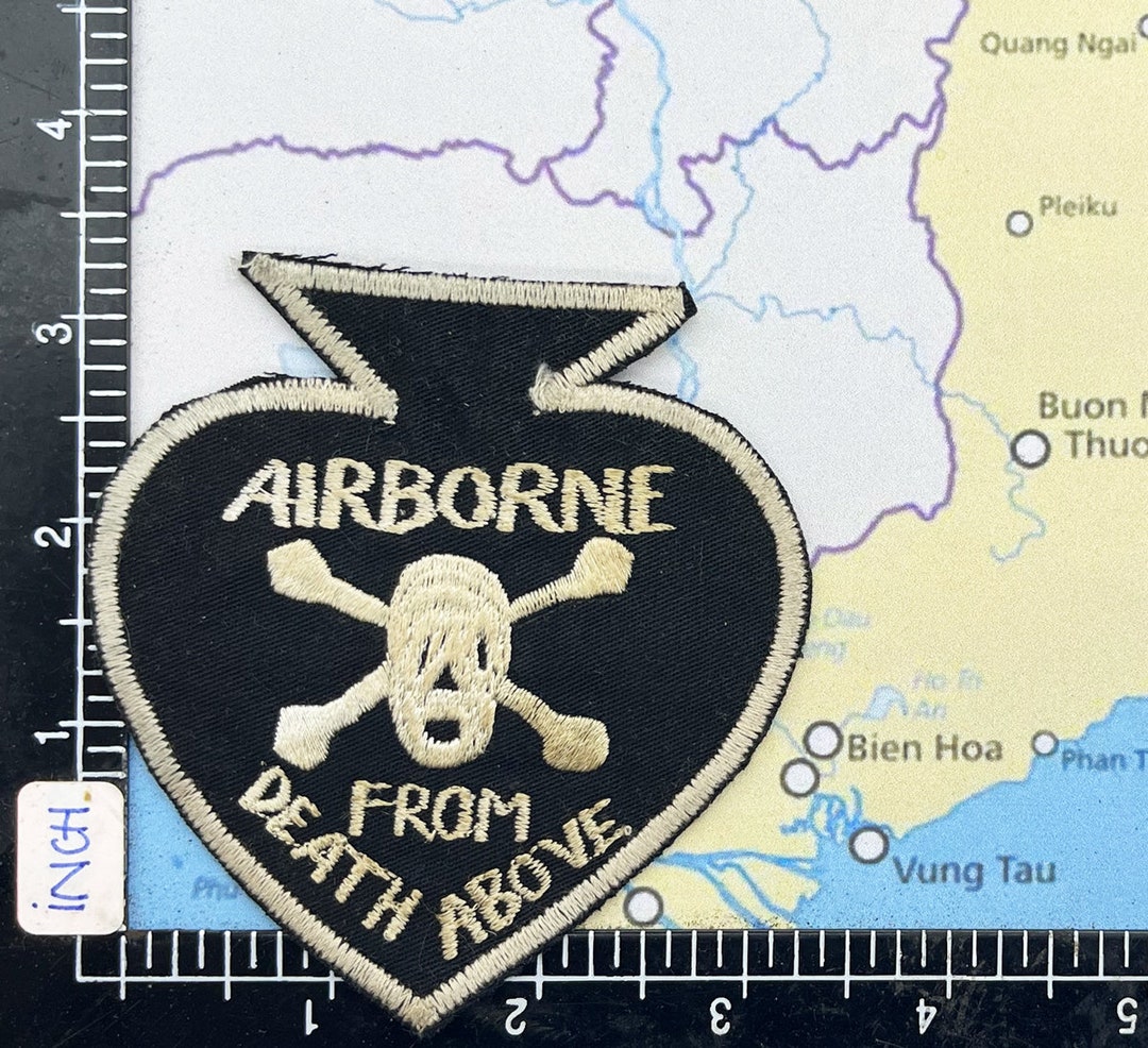 Patch , Airborne , From Death Above Patch , Ace of Spades Vietnam War Patch , T1-500 - Etsy