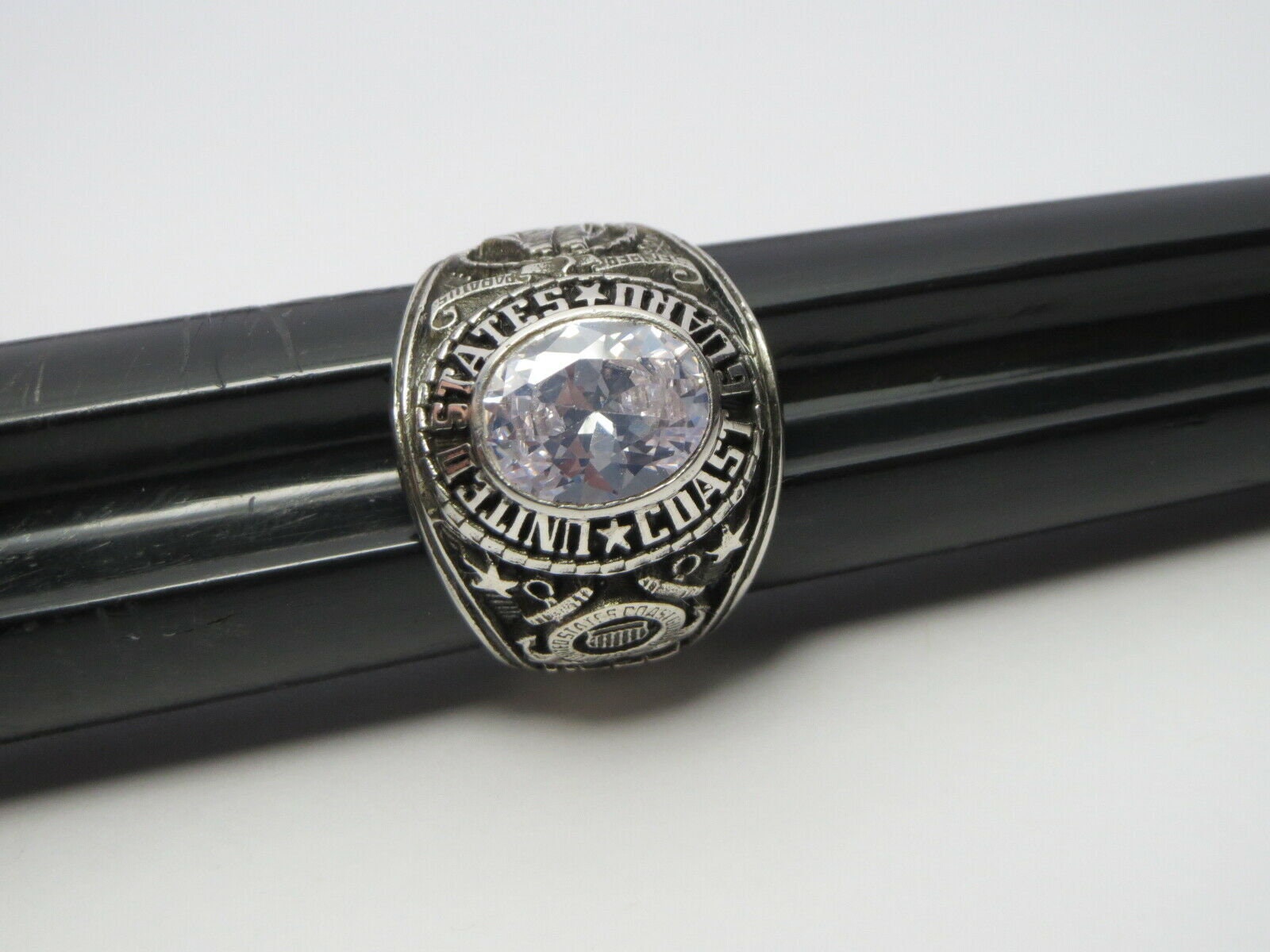 US Coast Guard Ring USCG Sterling Silver 925 Gift | Etsy