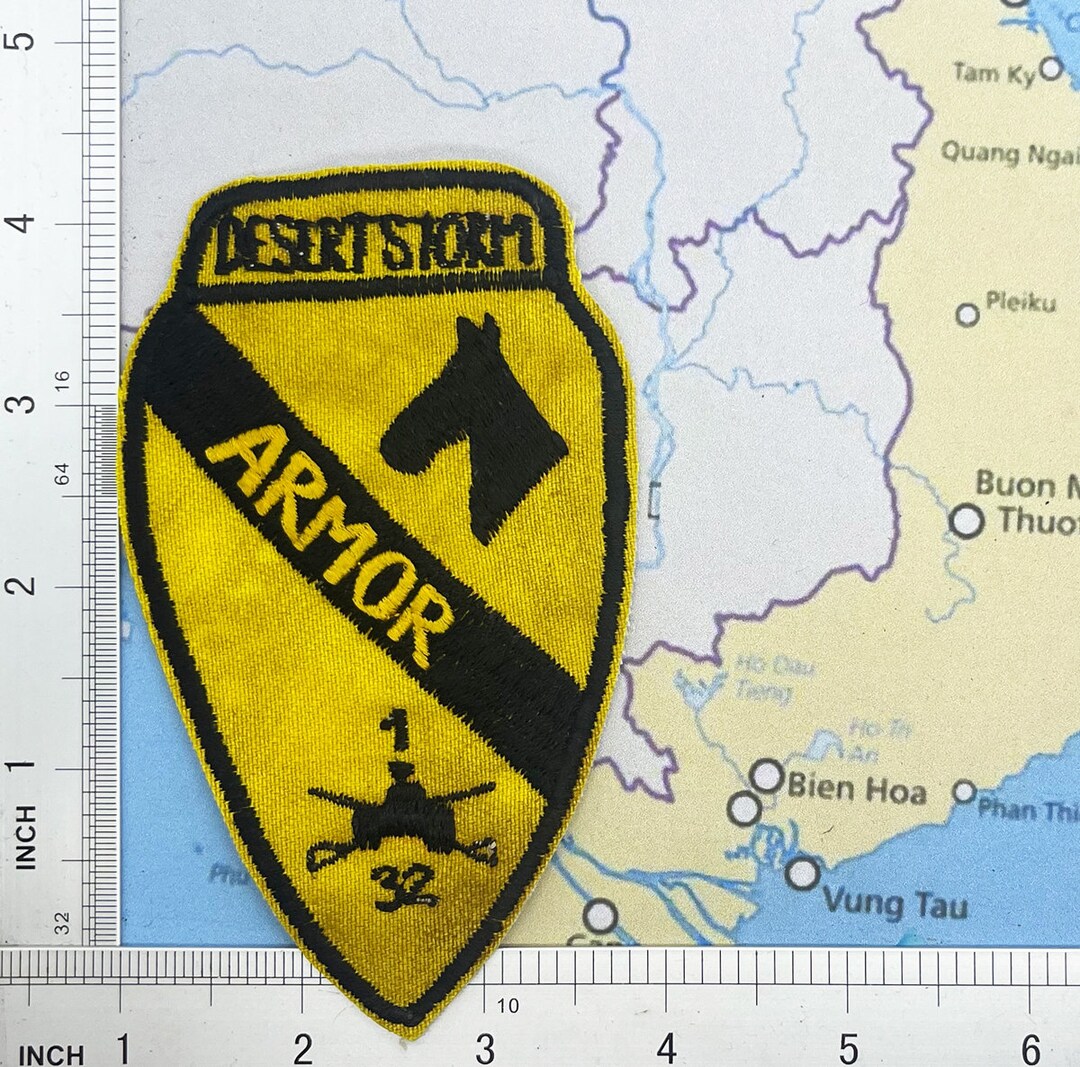Patch , Desert Storm 1st Cavalry 1st Battalion 32nd Armor Regiment ...