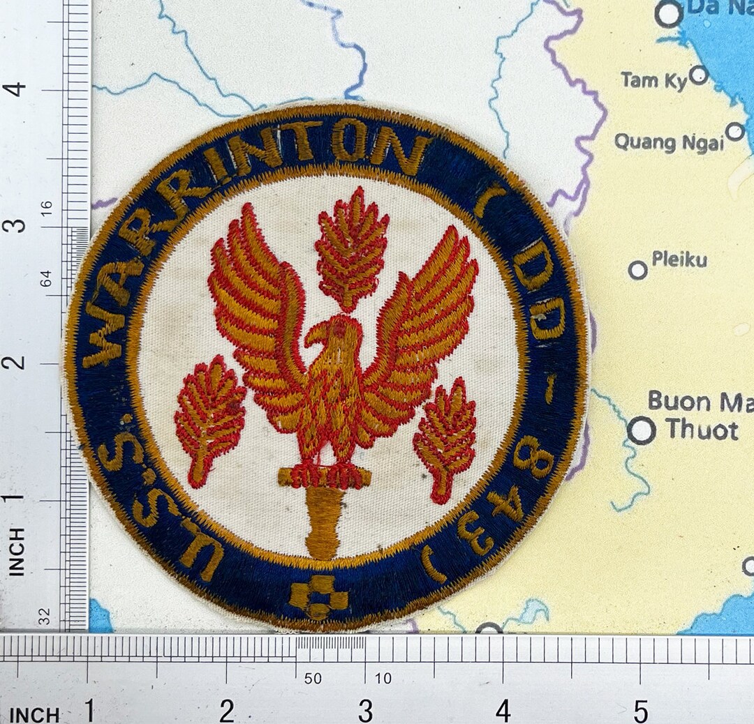 Patch , Uss , Dd 843 Patch , Uss Patch , Usn , Patch , T1-337 - Etsy