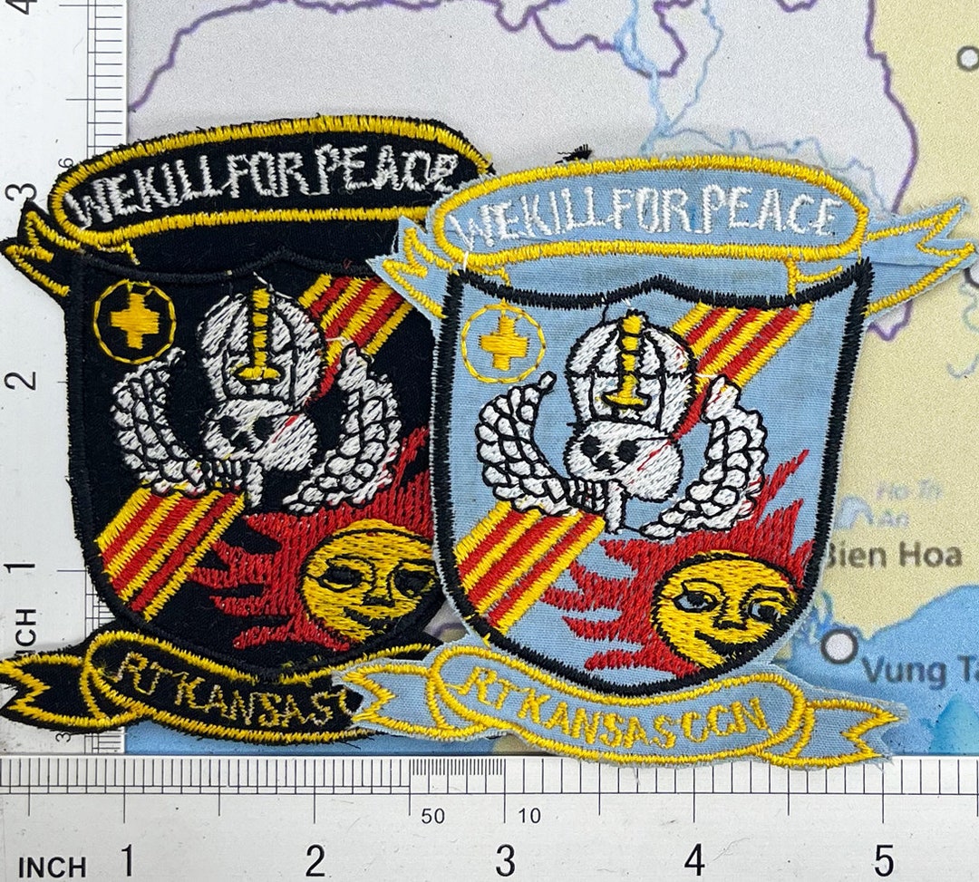 Patch Plus 1 , 5th Sfg Macv-sog Rt Kansas Ccn , Skull , Recon Team ...