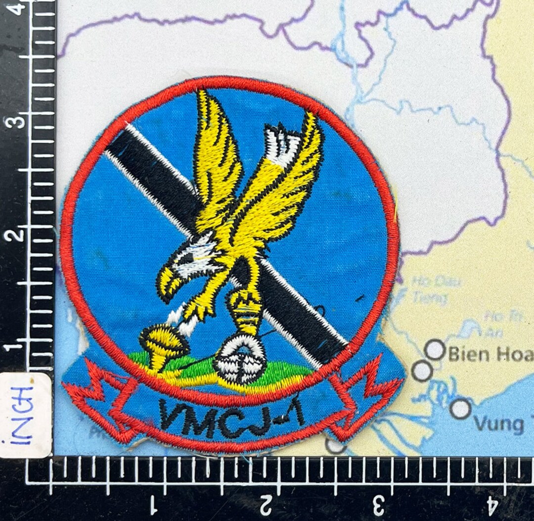 Patch , Vietnam War Us Marines Vmcj-1 Marine Composite Recon Squadron ...
