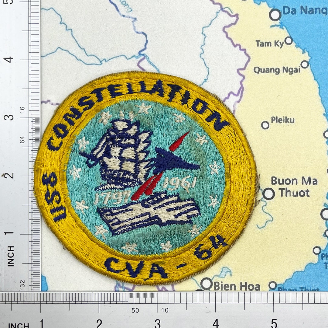 Patch US Navy Uss Constellation Cva 64 Supercarrier Patch - Etsy