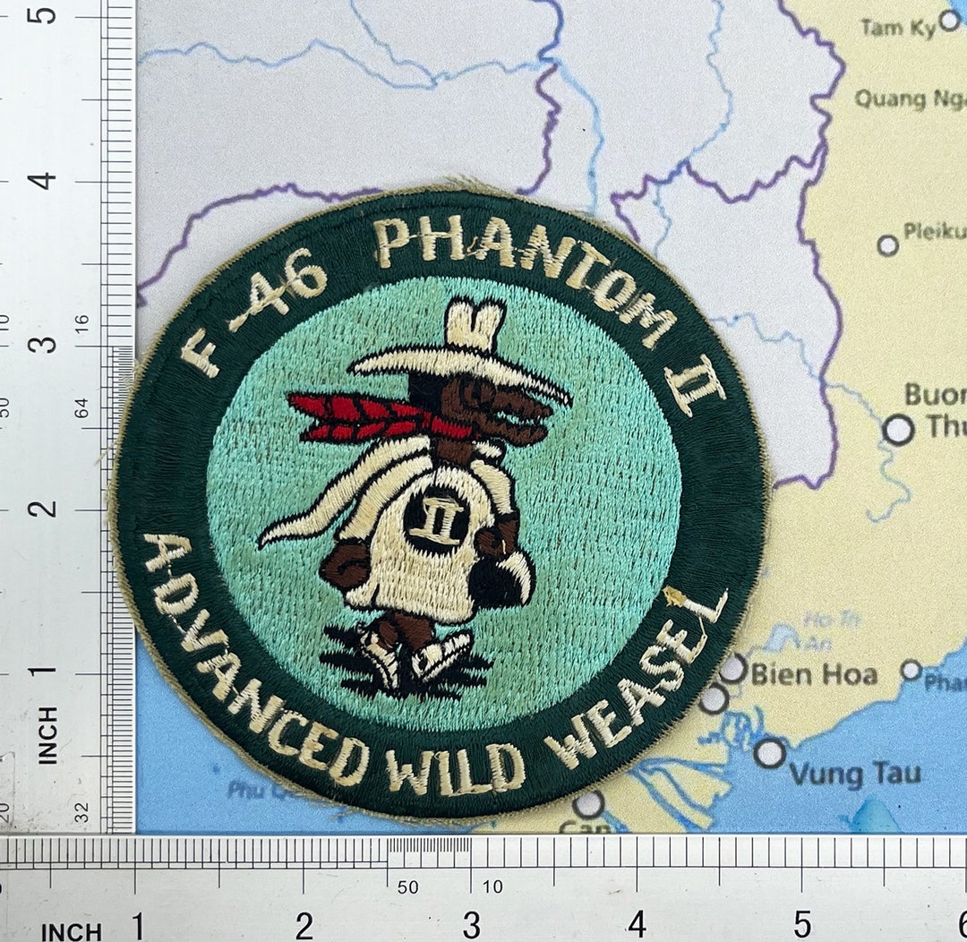 Patch , US Air Force Vietnam F4G Phantom II Advanced Wild Weasel Patch ...