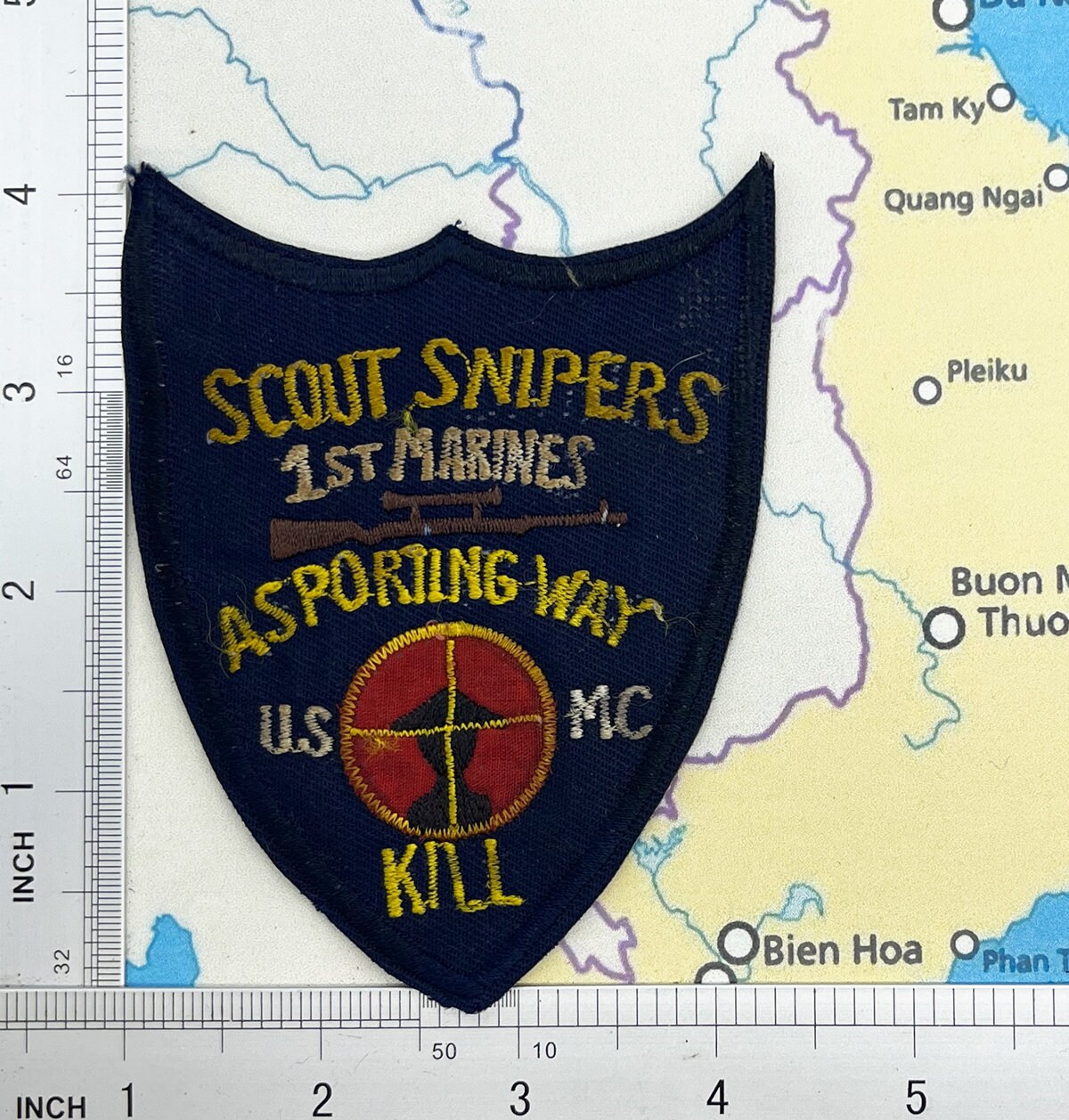 Patch Usmc Usmc Sniper Patch Scouts Snipers 1st Recon a - Etsy