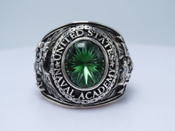 US Navy Ring 1932 USNA Sterling Silver 925 Gift - Etsy
