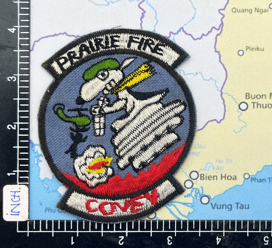 PATCH , US Air Force Gun Ship Prairie Fire Covey Forward Air Control SF ...