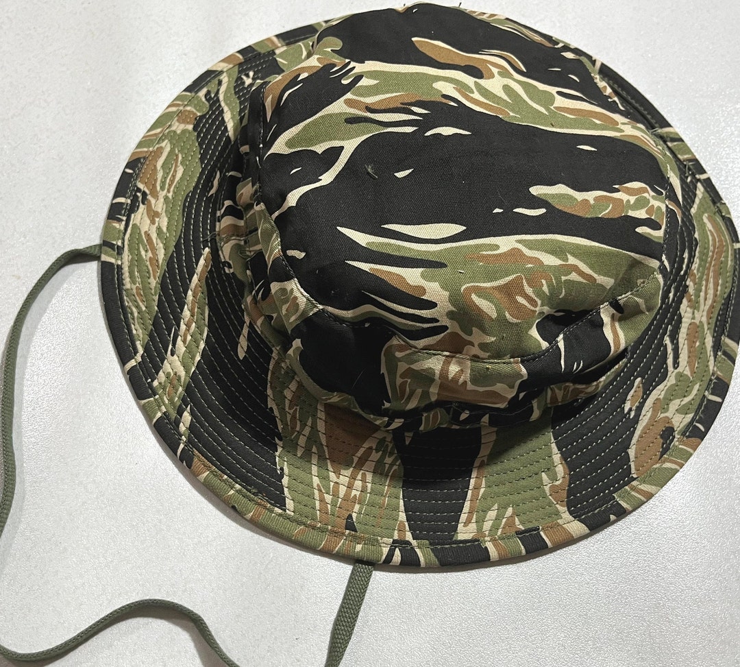 Bonie Hat , Special Forces , Tiger Stripe Hat , Ussf Hat , US Size 7 1/ ...