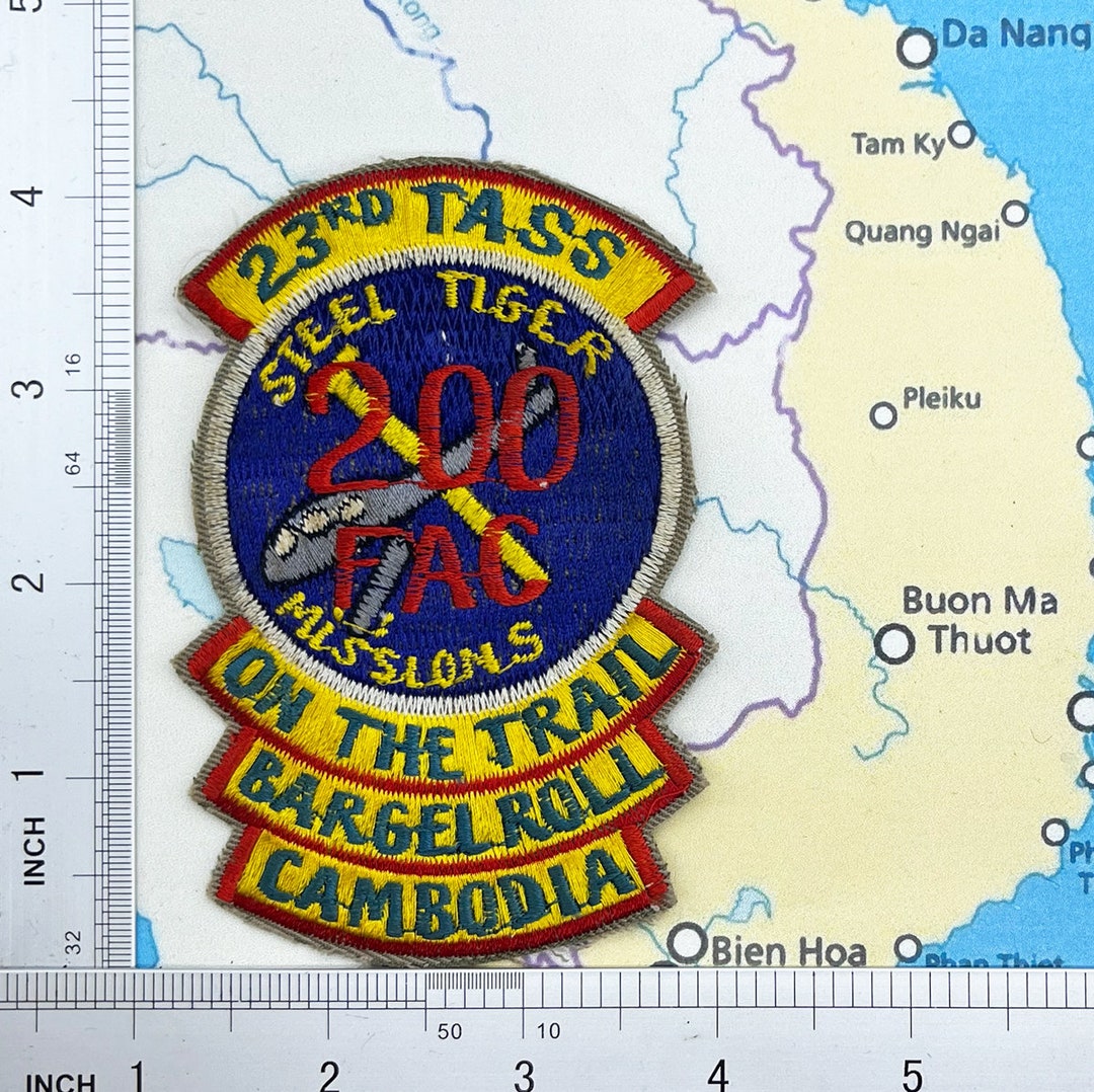 Patch 23rd Tass 100 Fac Steel Tiger Missions Patch Usaf - Etsy