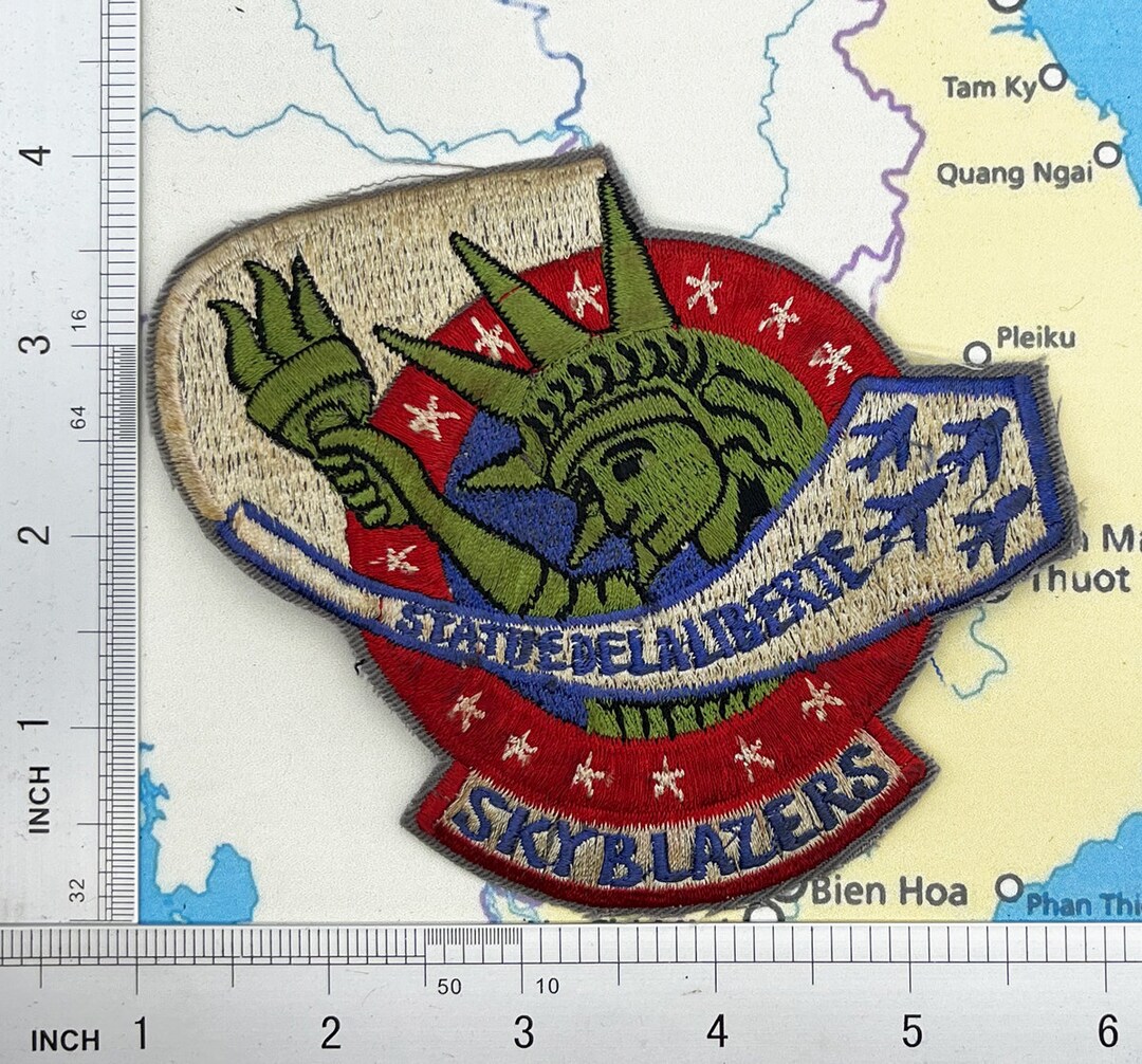 Patch , Usaf 48th Tactical Fighter Wing Statue De La Liberte Patch ...