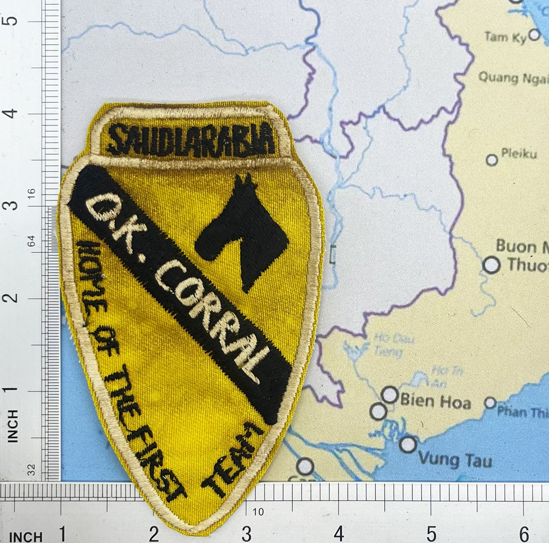 Patch , Desert Storm Patch Us 1st Cavalry Division Ok Corral Patch ...