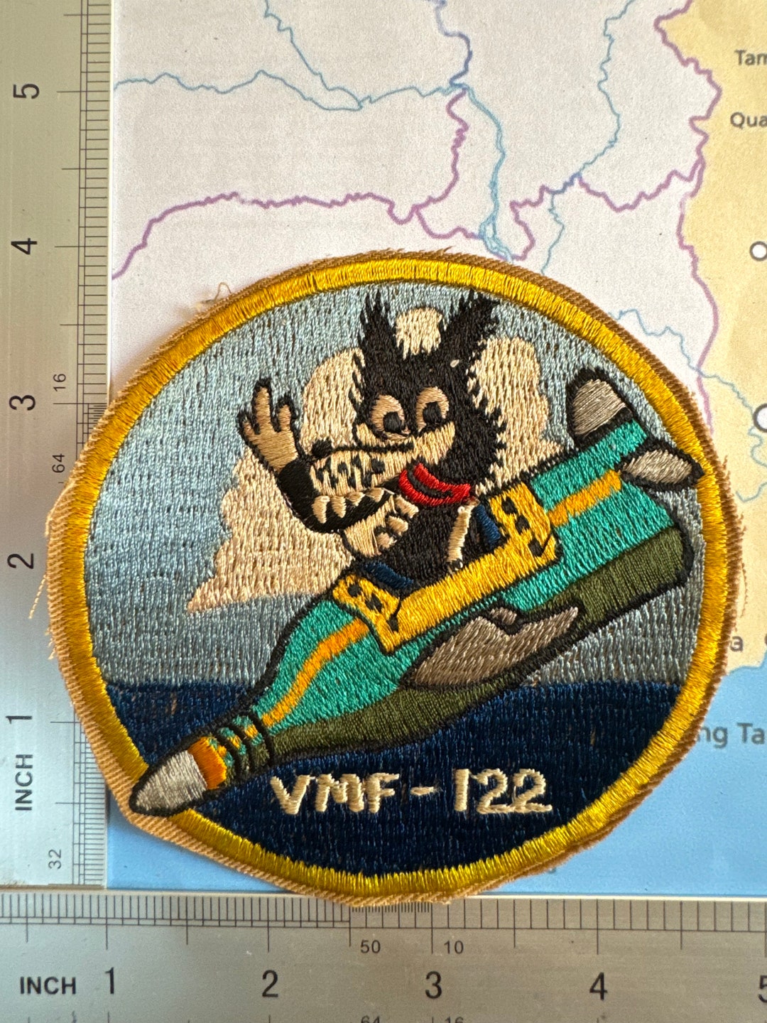 Patch Usmc Vmf 122 Patch Usmc Vmf-122 Squadron Patch - Etsy