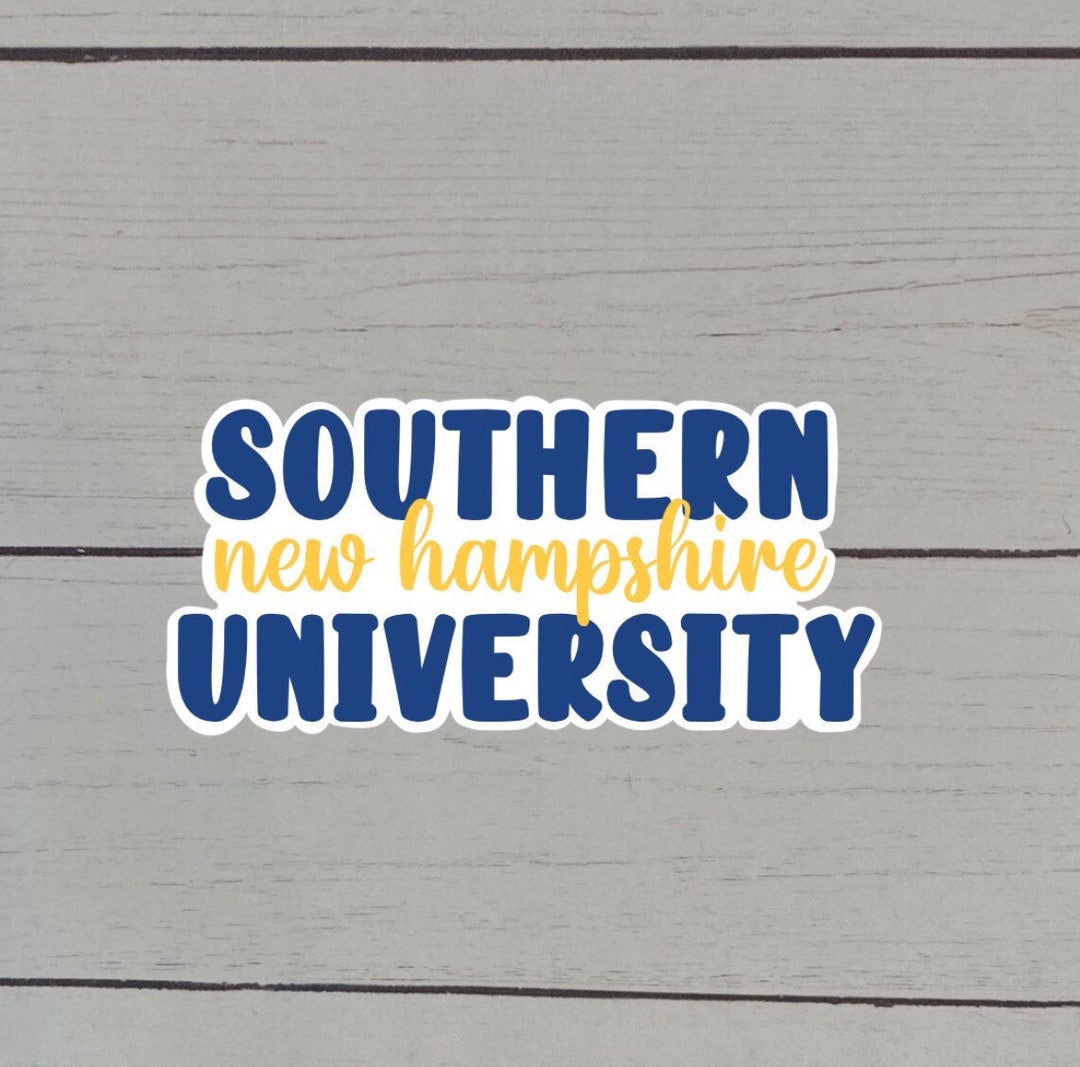 Southern New Hampshire University Sticker / Penmen / Blue&yellow / SNHU ...