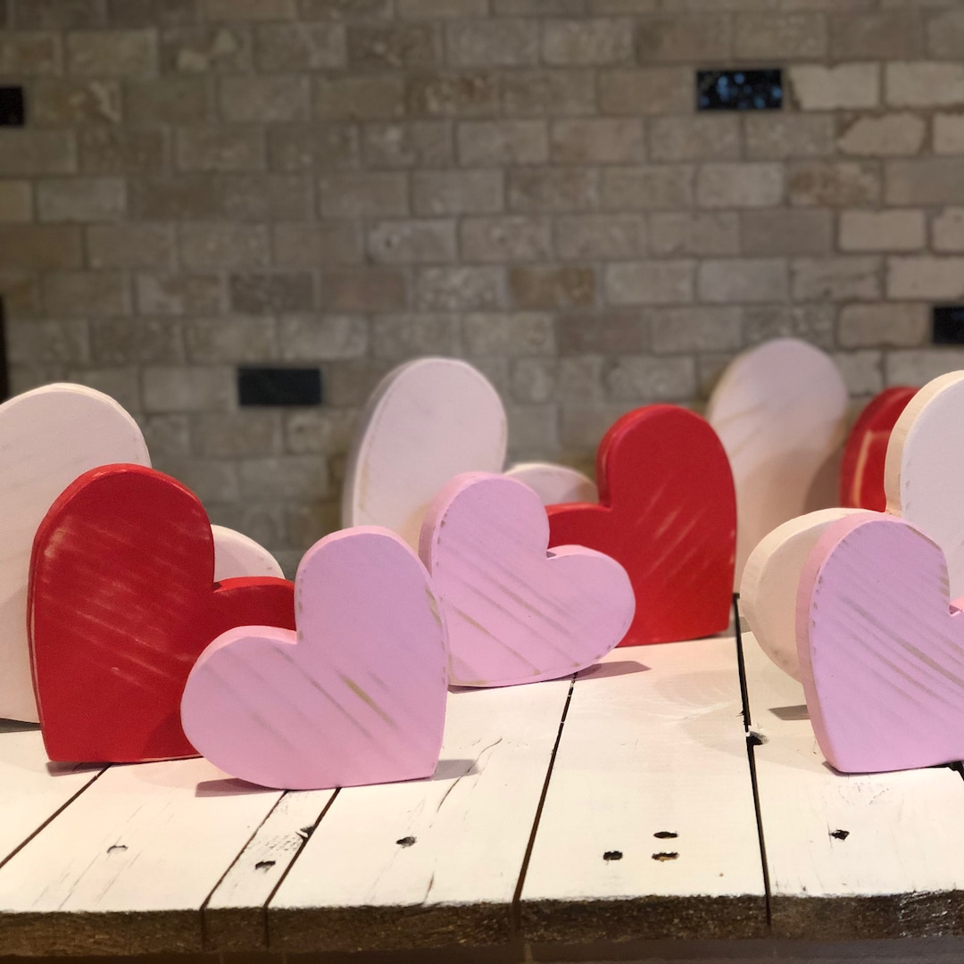 Bois de palette récupéré Décoration de la Saint-Valentin. Décor ...