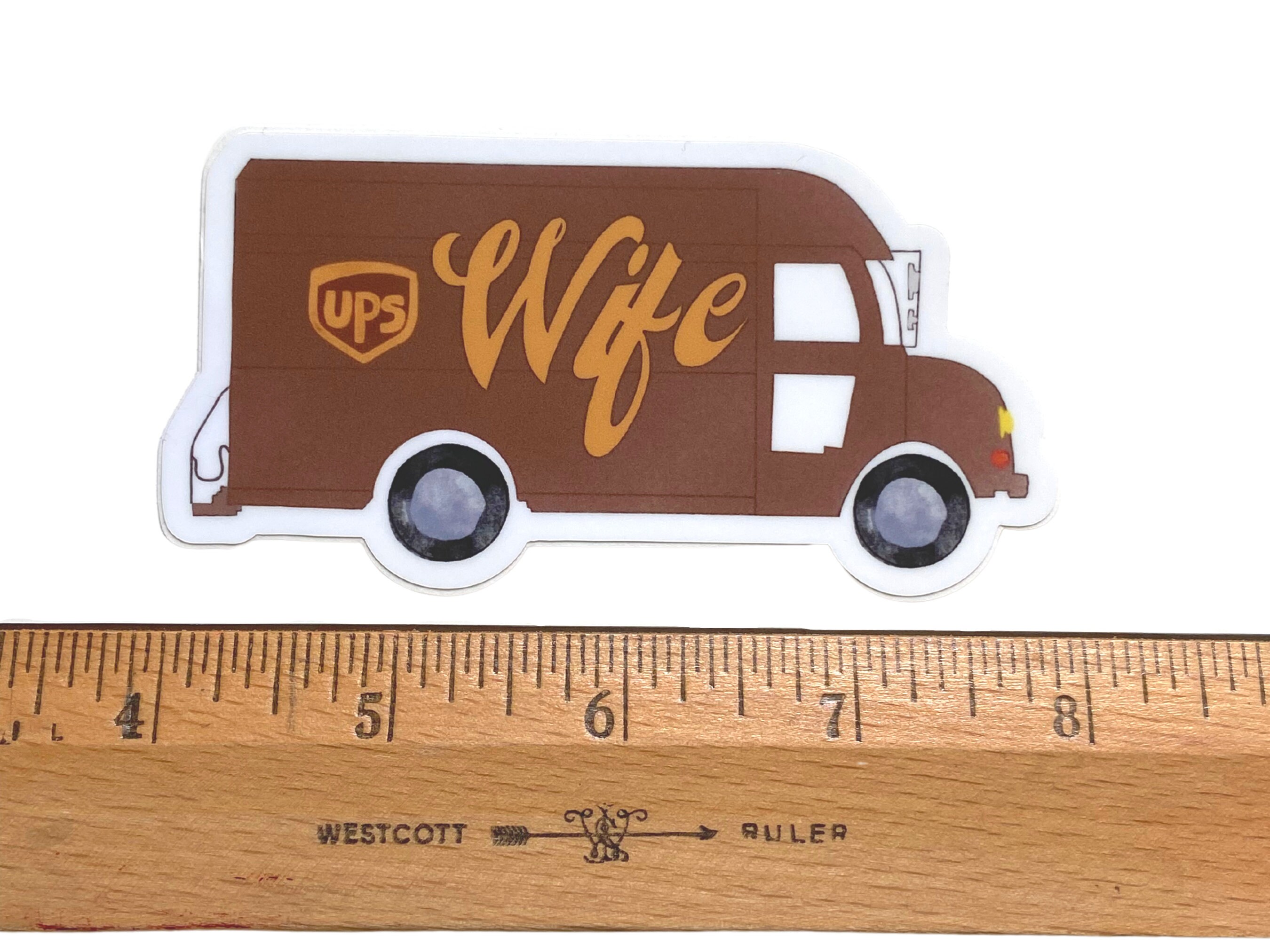 UPS Truck | Semi Truck | Feeder | Sleeper | Driver | Wife | Vinyl Decal ...