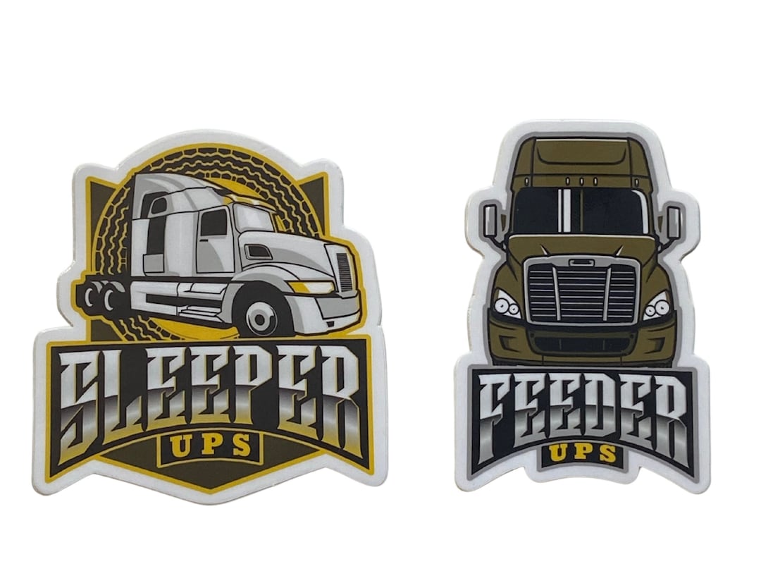 UPS Truck | Semi Truck | Feeder | Sleeper | Driver | Wife | Vinyl Decal ...