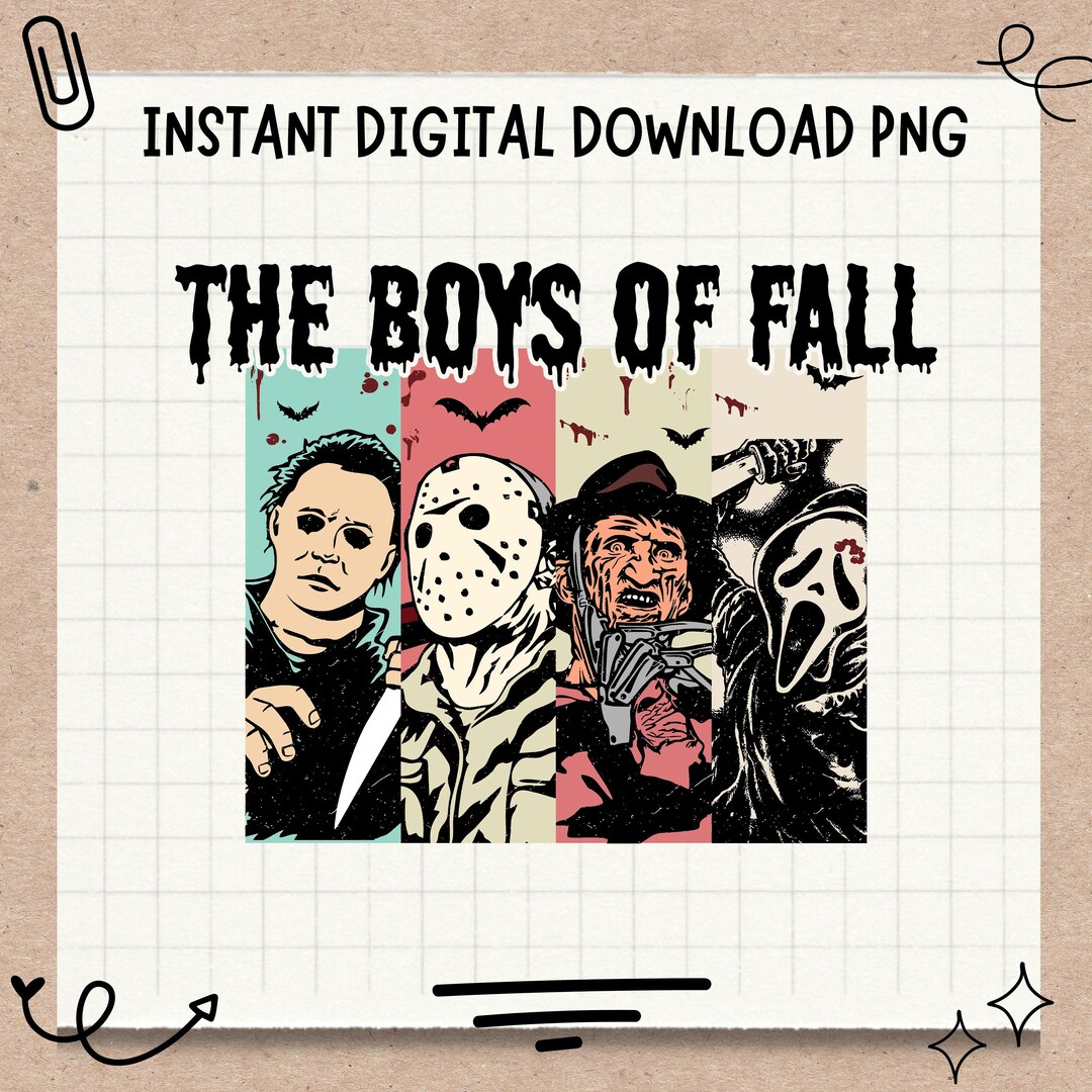 Horror Characters PNG, the Boys of Fall PNG, Friends Character Horror ...