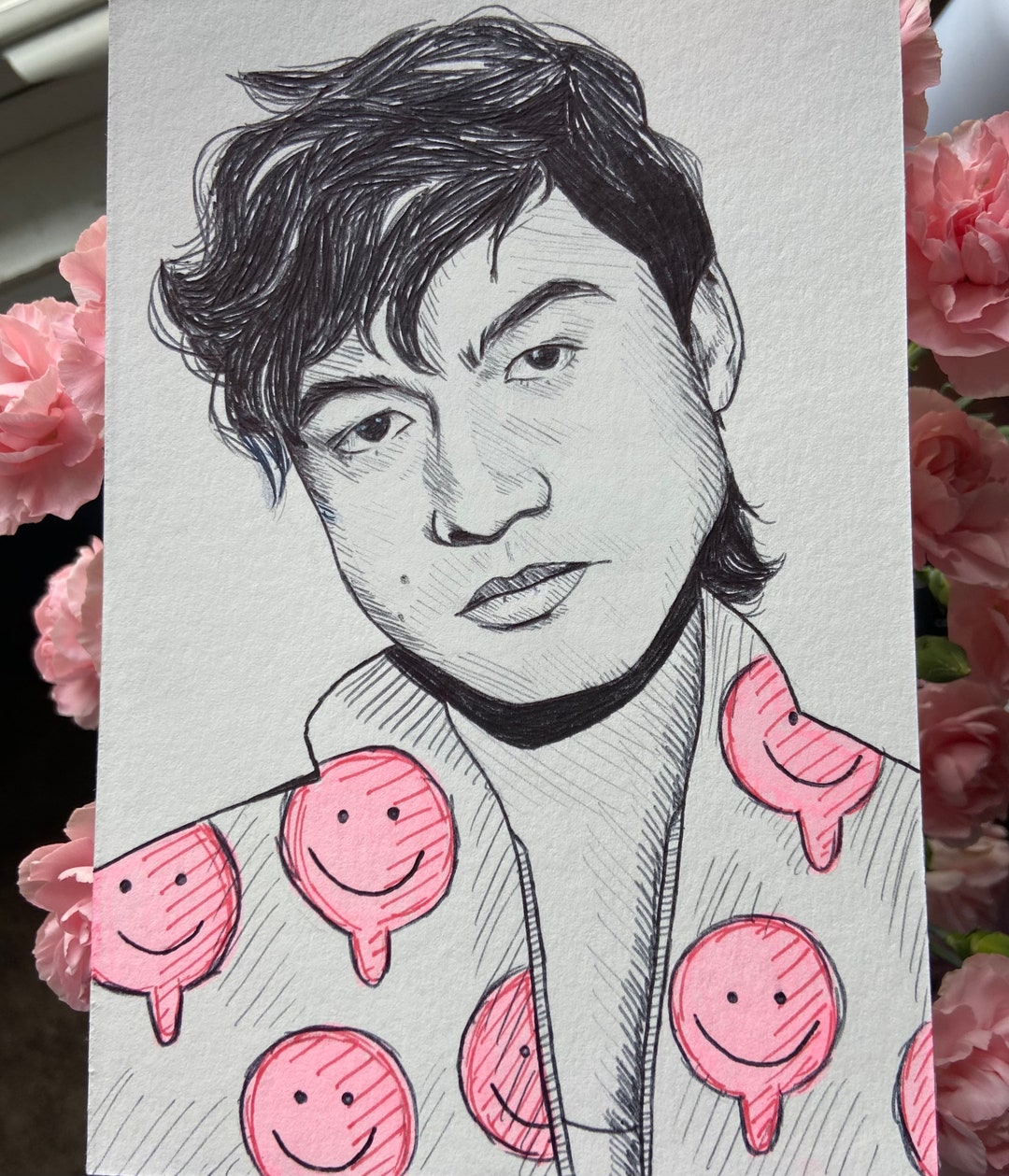 Calum Hood ORIGINAL Drawing - Etsy